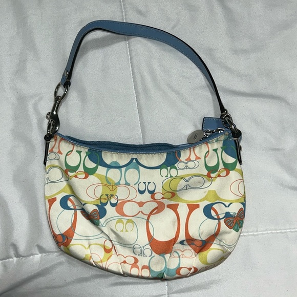 Coach | Bags | Super Cute Vintage Multicolor Coach Purse | Poshmark